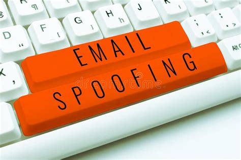 Inspiration Showing Sign Email Spoofing Word For Secure The Access And