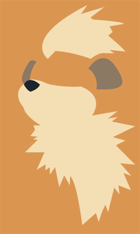 Mobile Wallpaper Pokémon Video Game Growlithe Pokémon Pokémon