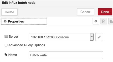 migrate relational database to influxdb
