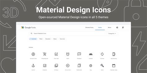Material Design Icons Figma Template UI4Free