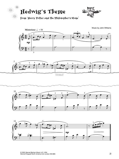 Hedwigs Theme From Harry Potter And The Philosophers Stone