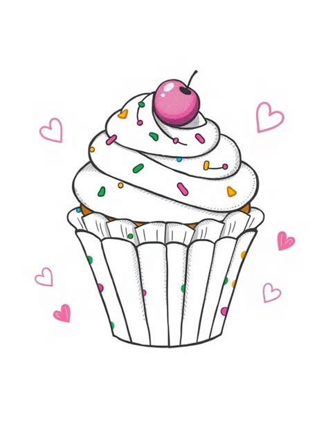 10 Cute Cupcake Drawing Ideas To Inspire Your Creativity