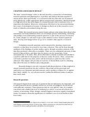 Research Design1 Doc CHAPTER 6 RESEARCH DESIGN1 The Term Research