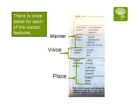 Phonological Features And Natural Classes So Remember Features