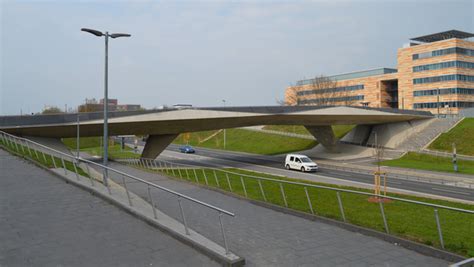 Campus Mainz Brücke ins Nichts Ende in Sicht