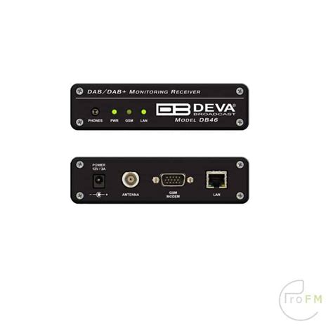 Deva Broadcast DB DAB Monitoring Receiver ProFM Broadcast