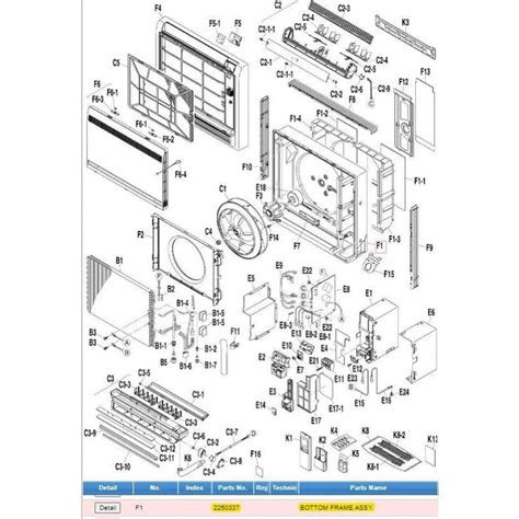 Daikin 2250337 Bottom Frame Assy Air Conditioners R Us
