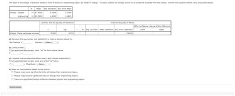 Solved Part A Option Decision Fail To Reject H0 Or Chegg Com