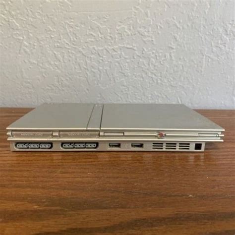 Sony PlayStation 2 PS2 Slim Console Silver SCPH 79001 Powers On Noises