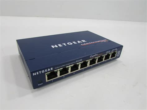Netgear ProSafe GS108 8 Port Gigabit Desktop Switch EBay