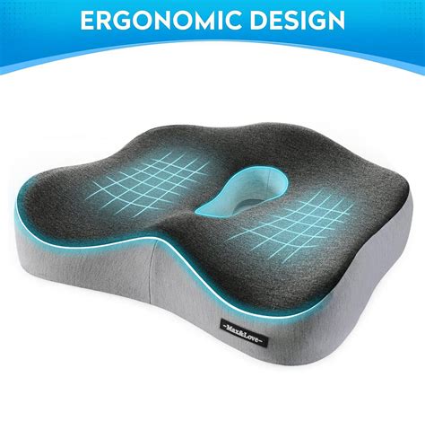 Cushion Patented Pressure Relief Seat Cushion For Long Sitting Hours Ebay