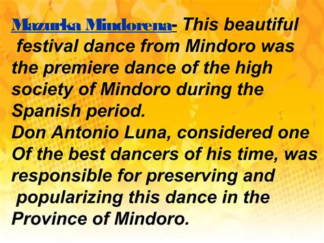 Folk Dance With Spanish Influence Ppt