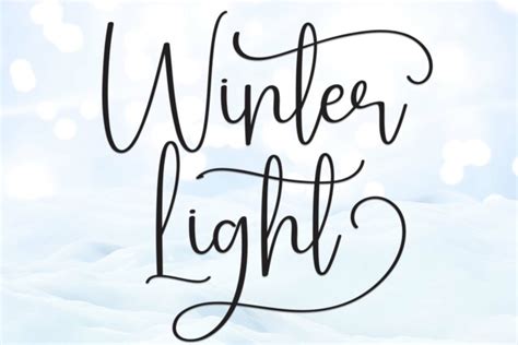 Winter Light Script Font Download Free Font