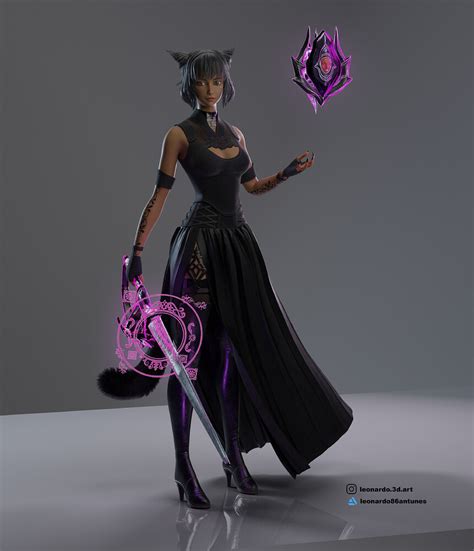 Ffxiv Fanart Miqote Finished Projects Blender Artists Community