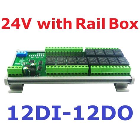 10ioa12 24v 12ch isolation digital switch 12di 12do plc io expanding