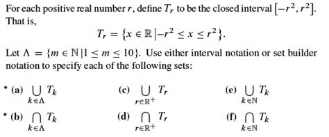 Solved For Each Positive Real Number R Define T To Be The