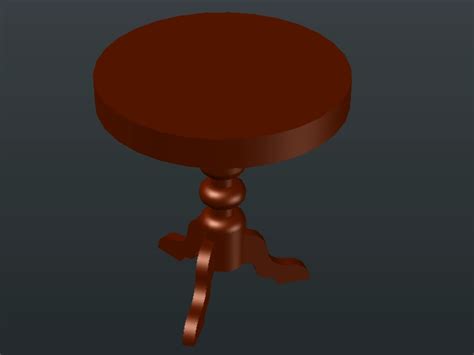 Mesa Circular En AutoCAD Descargar CAD Gratis KB Bibliocad