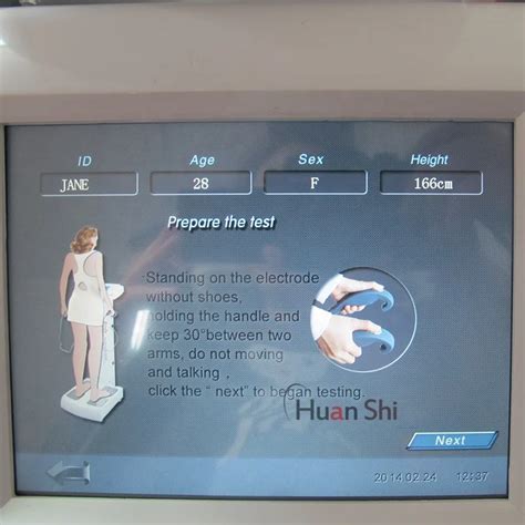 Body Composition Analyzer Bioelectrical Impedance Analyzer Machine
