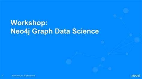 Workshop Neo4j Graph Data Science Pdf