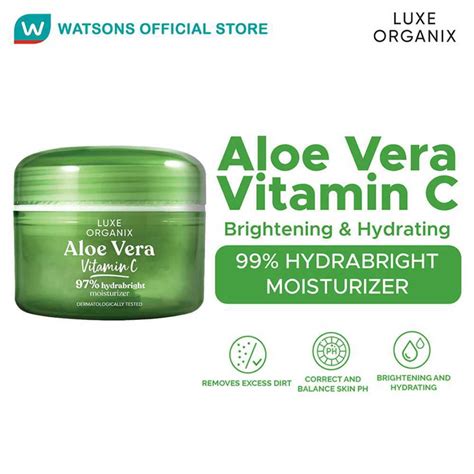 Luxe Organix 97 Aloe Vera Vitamin C Hydrabright Moisturizer 50g