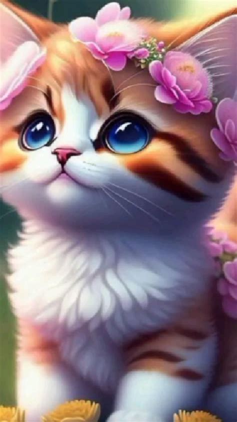 Мультяшки Кошачий рисунок Красивые кошки Самые милые животные