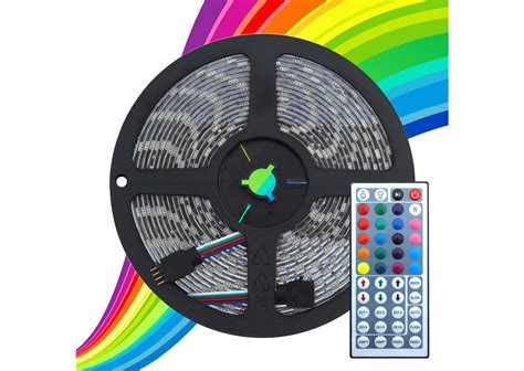 Metre Flexible LED RGB Striplight Full Kit Colour Changing With Remote Controller