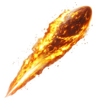 Api Meteor Yang Realistis Gambar PNG File Vektor Dan PSD Unduh