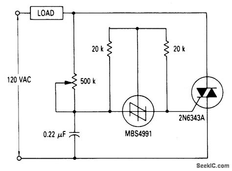 LAMP DIMMER LED And Light Circuit Circuit Diagram SeekIC Com