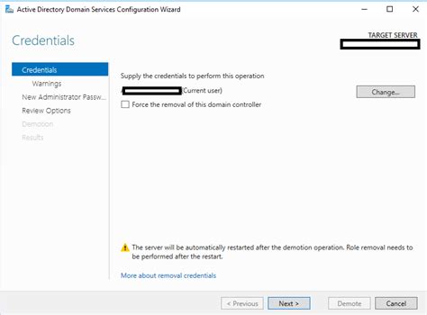 Demote Windows Server 2016 Domain Controllers Azure365Pro