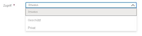 Benutzeroberflächenelement „dropdown“ Azure Managed Applications