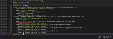 Windows使用ssh远程连接虚拟机）linux（ubuntu）的方法windterm无法链接虚拟机 Csdn博客