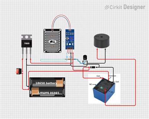 Battery Powered Rain Sensor With Buzzer Alert And Relay Control How To Guide And Editable