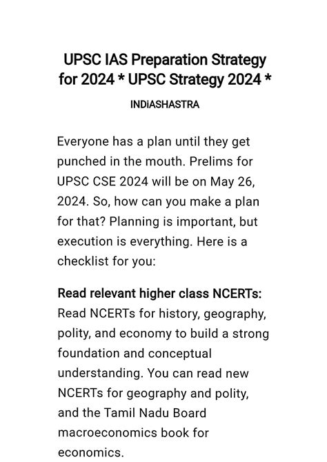 Solution Upsc Ias Preparation Strategy For 2024 Upsc Strategy 2024