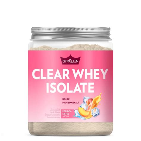 Gymqueen Clear Whey Isolate 500g Low Fat Fruity Protein Drink 96 Quality Whey Isolate