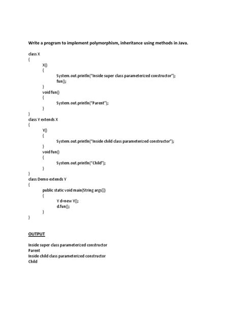java code samples pdf java programming language inheritance