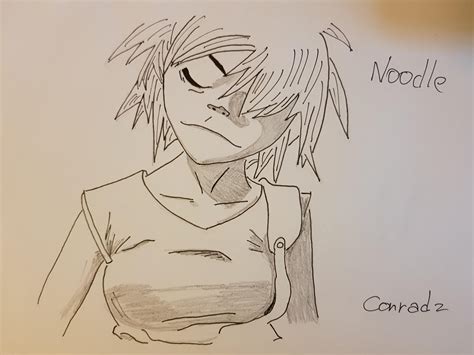I Drew Noodle From Gorillaz New Video Tranz D Rgorillaz