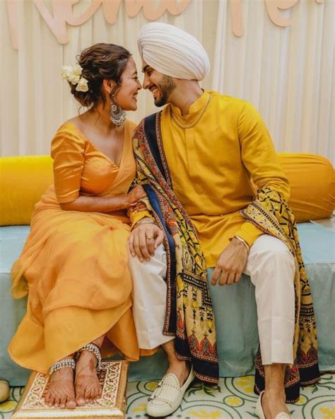 Haldi Function Couple Outfit Idea Fashion Design Ideas
