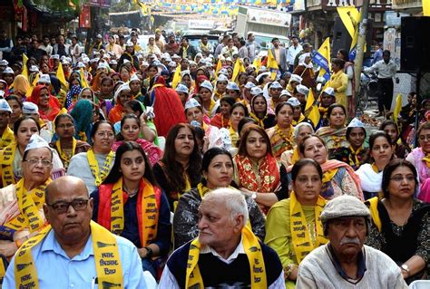 New Delhi Mp Raghav Chadha During An Election Campaign For The Mcd