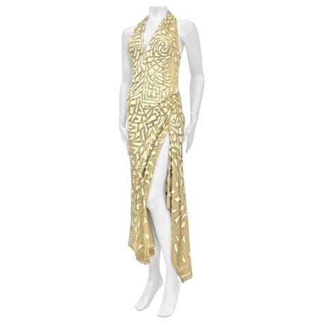 Vintage Soft Gold Brocade Cocktail Dress For Sale At 1stdibs Gold