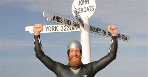 Adventurer Sean Conway Makes History By Swimming From Land S End To