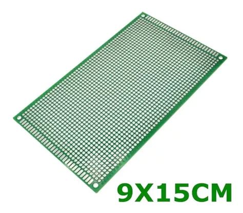 Placa Prototipo Perforada 3 X 7cm Doble Cara Arduino Cuotas Sin Interés