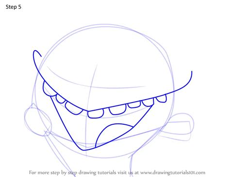 How To Draw Skrawl From Chalkzone Chalkzone Step By Step