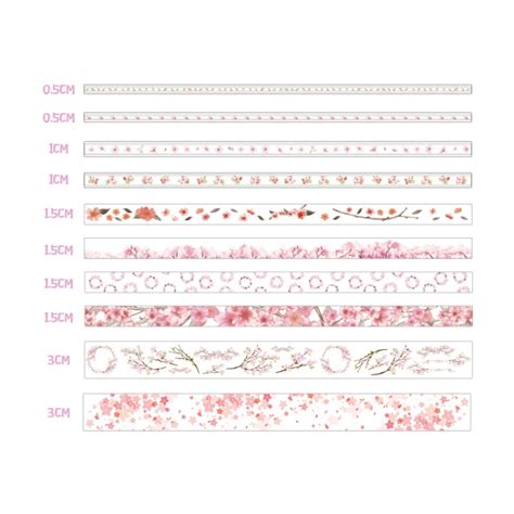 3 상자 만화 판타지 종이 테이프 Diy 손 계정 장식 스티커 사쿠라 62508