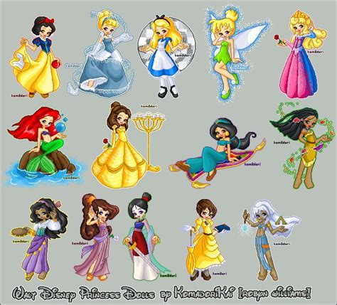 Diferentes Versiones De Las Princesas Disney Personajes De Dibujos