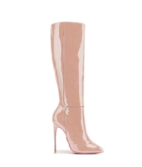 Hydor Nude Patent · High Heels Boots · Charlotte Luxury Charlotte Luxury