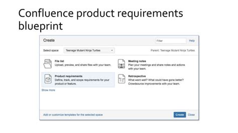 Lean Requirements с помощью Confluence Product Requirements Blueprint