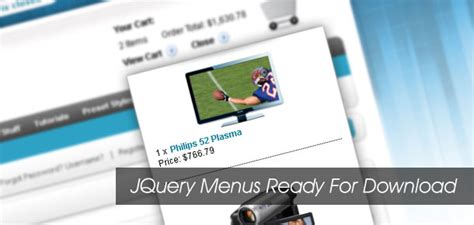 Jquery Menus Ready For Download
