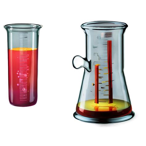 Download Beaker With Red Chemical Png 16