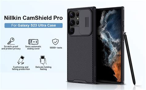 Nillkin Carcasa Nillkin Camshield Pro Para Samsung S23 Ultra Negro
