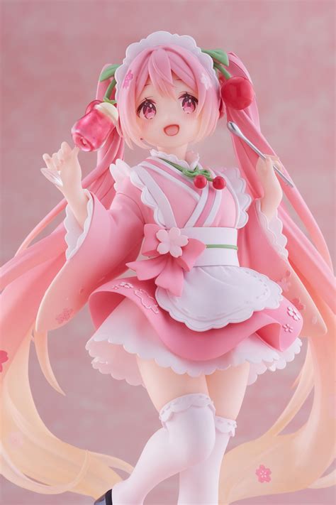 Hatsune Miku Sakura Miku Prize Figure Newly Written Japanese Cafe
